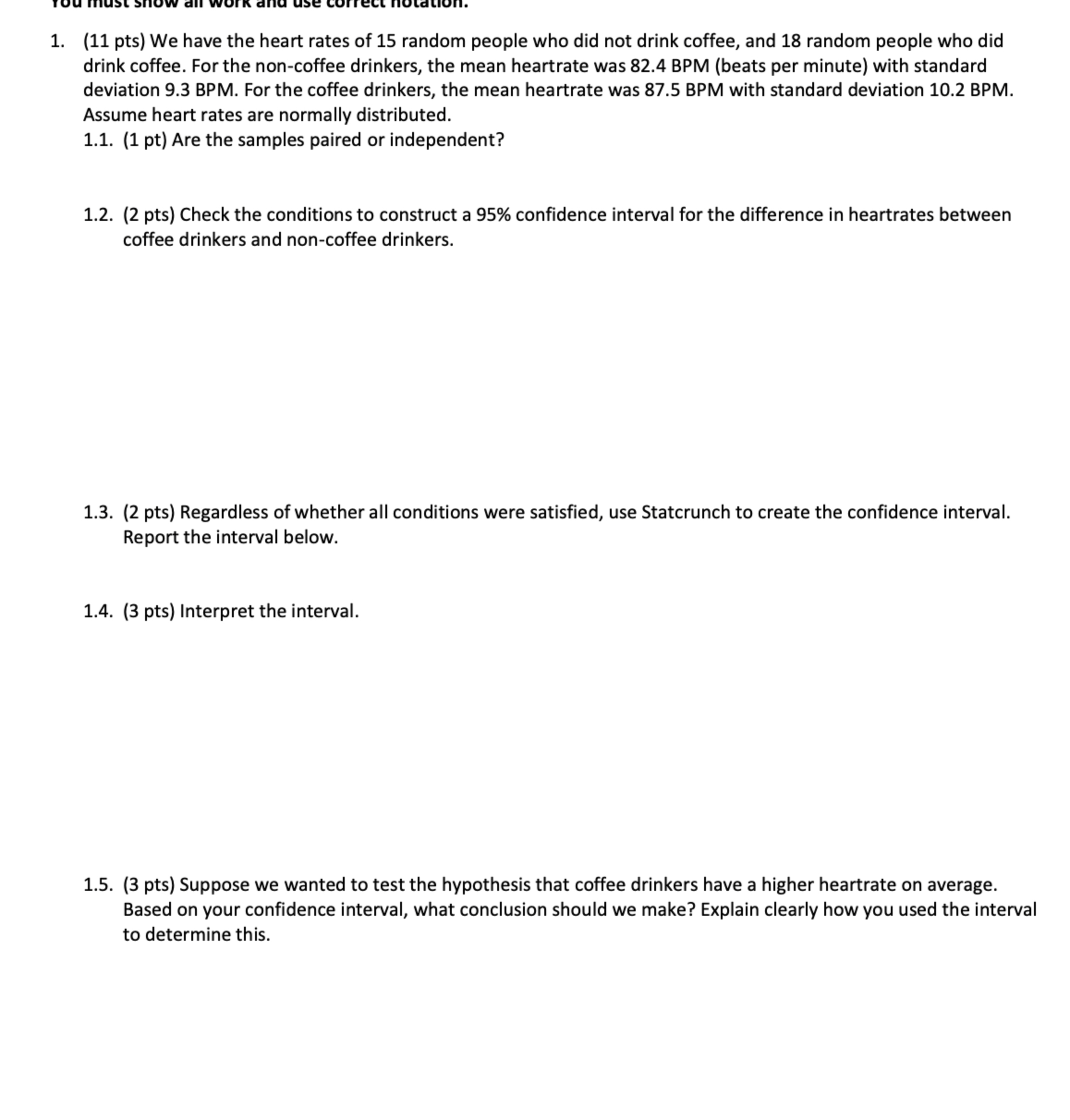 Solved Show me the steps to solve (11 ﻿pts) ﻿We have the | Chegg.com