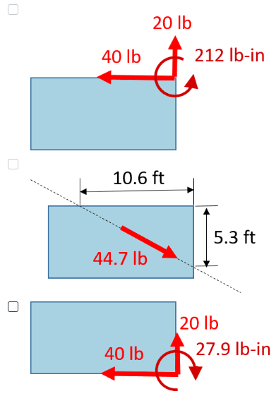 Solved Which of the following is an equivalent load for the | Chegg.com