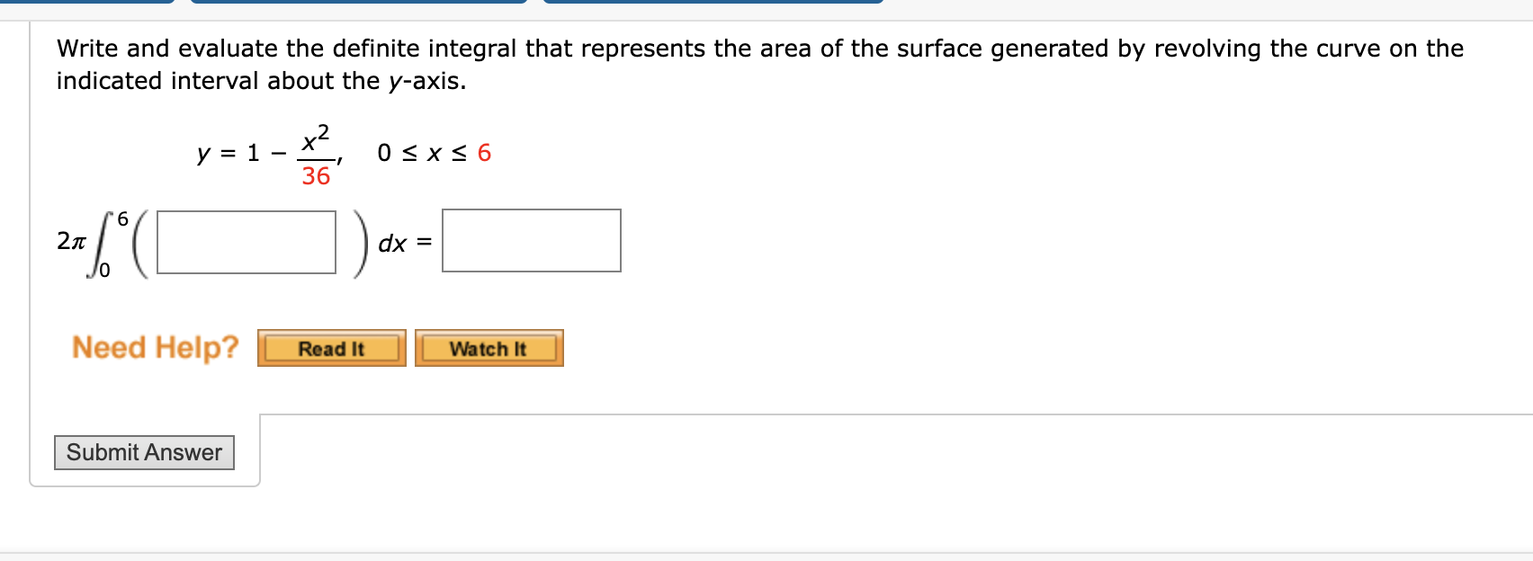 Solved Write and evaluate the definite integral that | Chegg.com