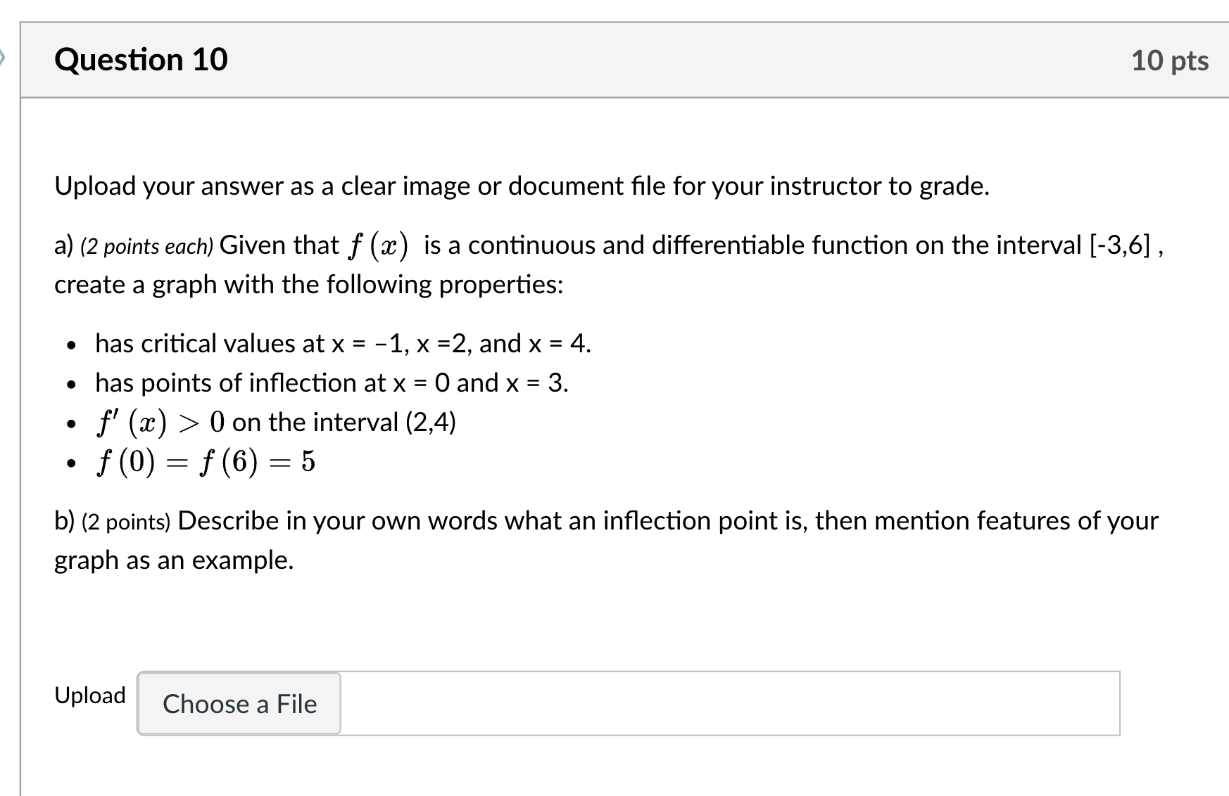Solved Upload your answer as a clear image or document file | Chegg.com