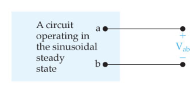 Solved 9.42 The phasor voltage Vab in the circuit shown in | Chegg.com