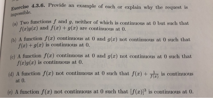 Solved rcise 4.3.6. Provide an example of each or explain | Chegg.com