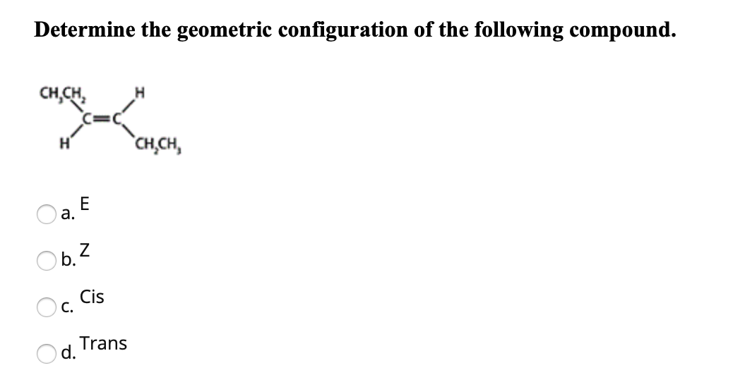 Solved Determine the geometric configuration of the | Chegg.com