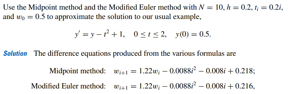 Solved Derive the difference equation for the modified Euler | Chegg.com