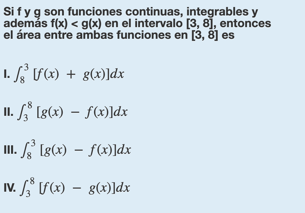 Solved If f and g are continuous, integrable functions and | Chegg.com