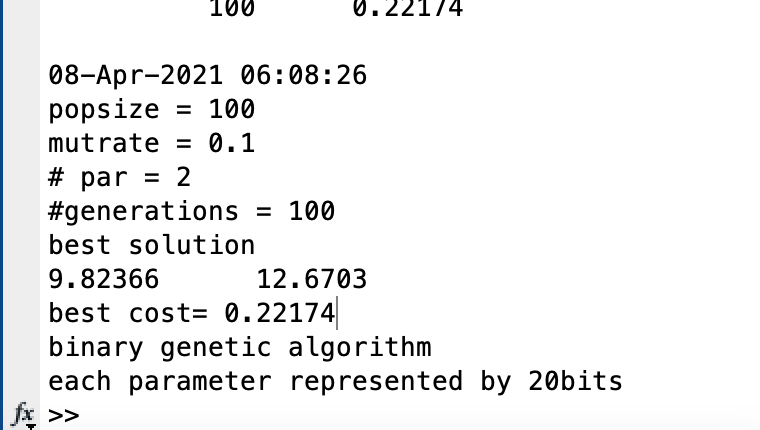 Maximize a function by writing a genetic | Chegg.com
