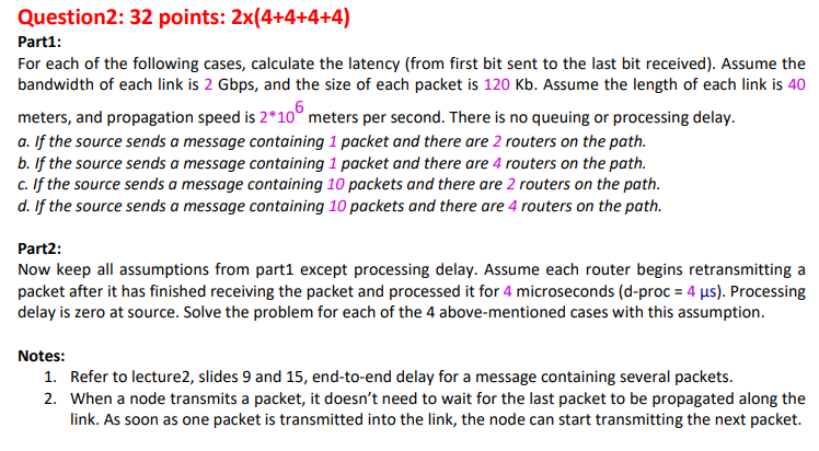 Solved Question2: 32 points: 2x(4+4+4+4) Part1: For each of | Chegg.com