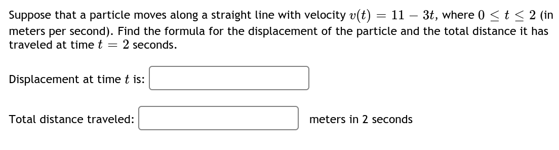 Solved Suppose that a particle moves along a straight line | Chegg.com