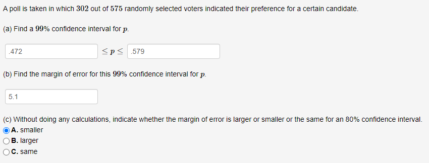 Solved a) Define the parameter of interest p in the context | Chegg.com