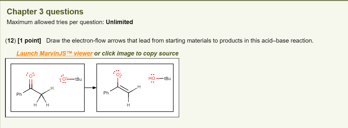 Solved Chapter 3 questions Maximum allowed tries per | Chegg.com