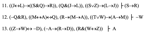 For each symbolized argument, construct a formal | Chegg.com