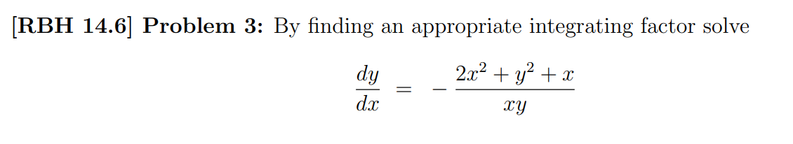 Solved Rbh 146 Problem 3 By Finding An Appropriate 7731