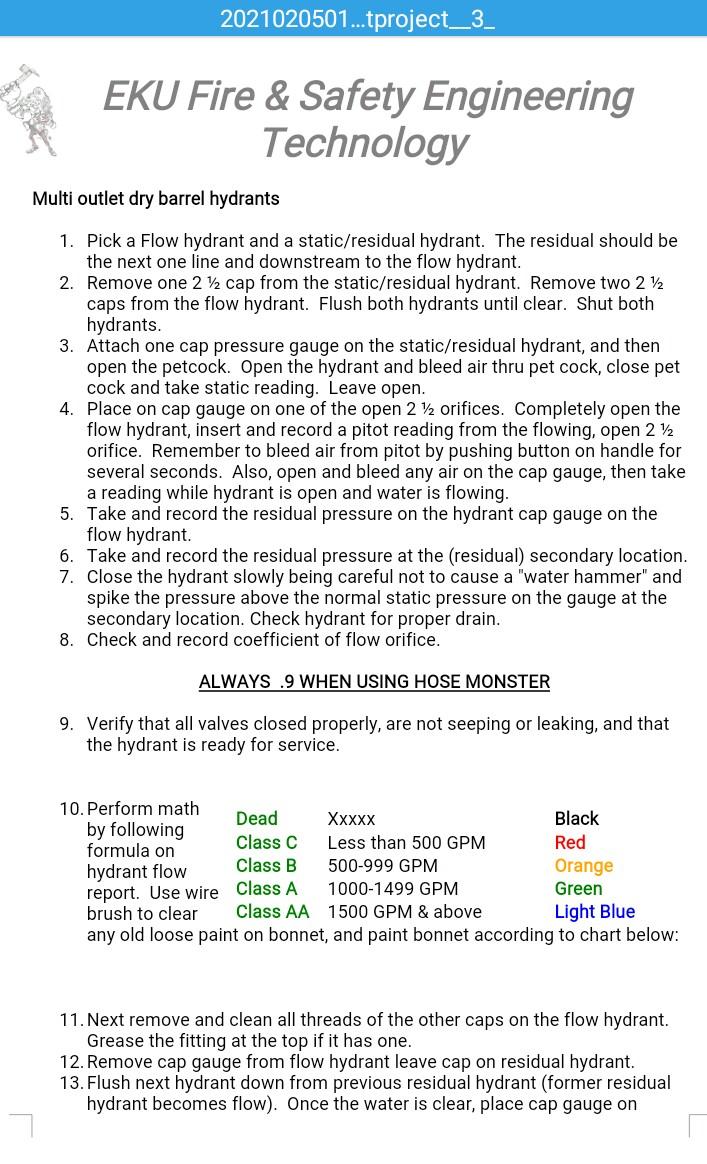 2021020501...tproject_3_ EKU Fire & Safety | Chegg.com