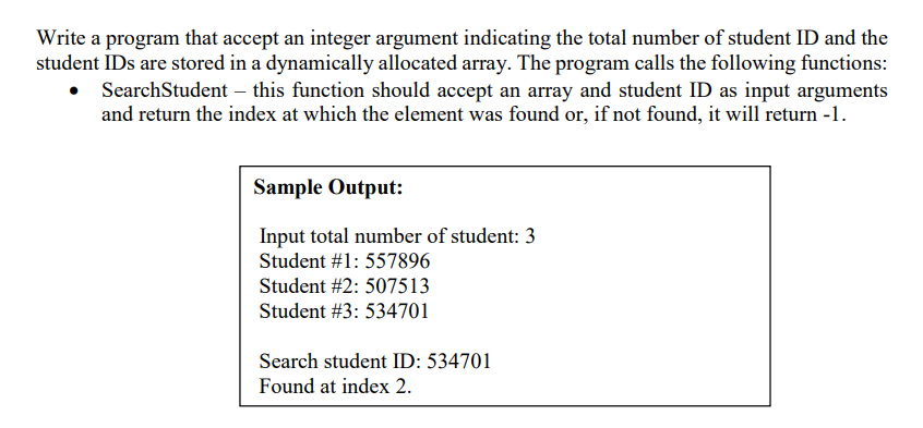 Solved Write a program that accept an integer argument | Chegg.com