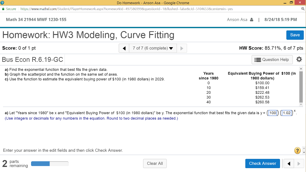 Solved Do Homework - Anson Asa - Google Chrome Secure | Chegg.com
