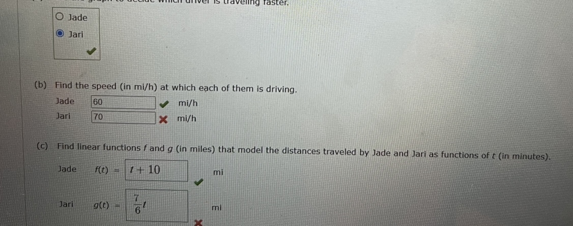 Solved Jade and her roommate Jari commute to work each | Chegg.com