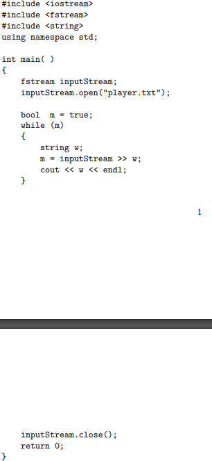 Solved The following code is supposed to output every word | Chegg.com