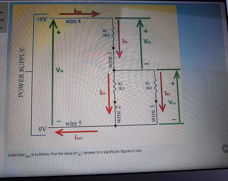 Solved can you help me finding value of IR1 , R2 and R3 , | Chegg.com