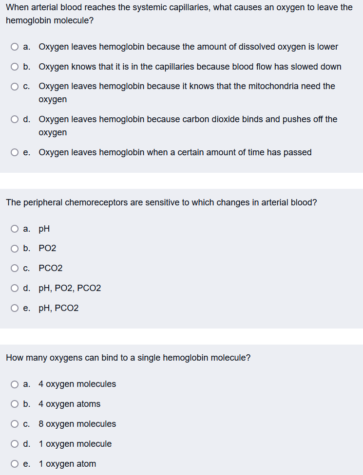 Solved When arterial blood reaches the systemic capillaries, | Chegg.com