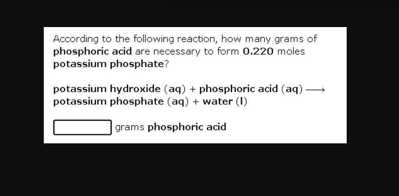 Solved According to the following reaction, how many grams | Chegg.com