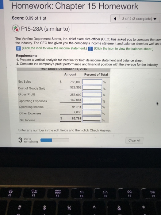 Solved 2018 Assignments 2 Spring 2018 Homework: Chapter 15 | Chegg.com