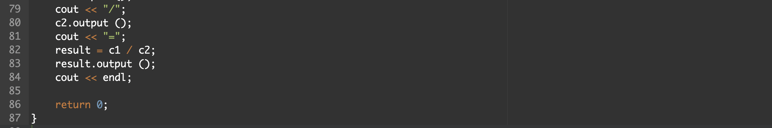 Solved Add the ++ operator to the complex class and | Chegg.com