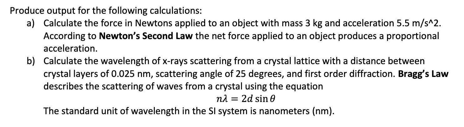 Solved Deliverables. This lab consists of three individual | Chegg.com