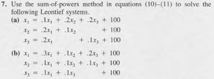 Solved Use the sum-of-powers method in equations (10)-(11) | Chegg.com