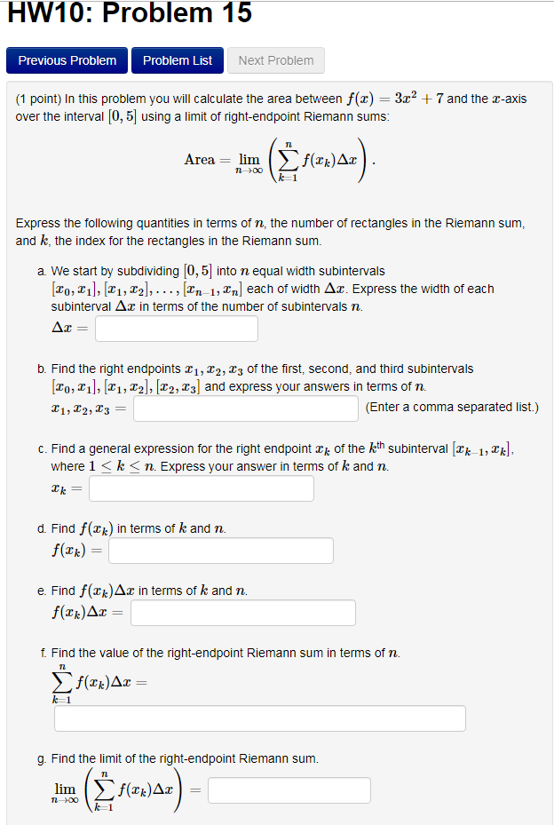 Solved HW10: Problem 15 Previous Problem Problem List Next | Chegg.com
