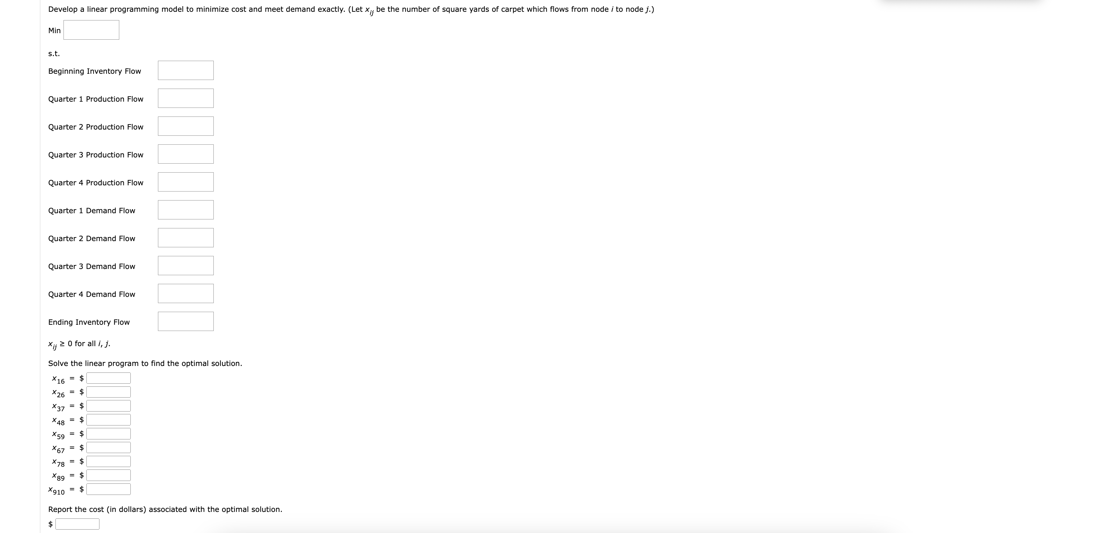 Solved Solve the linear program to find the optimal | Chegg.com