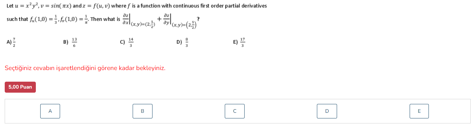 Solved Let u=x2y2,v=sin(πx) and z=f(u,v) where f is a | Chegg.com