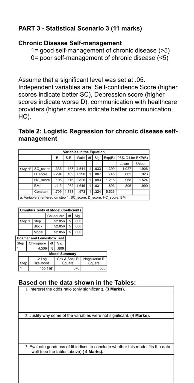 Solved Assume that a significant level was set at .05 . | Chegg.com