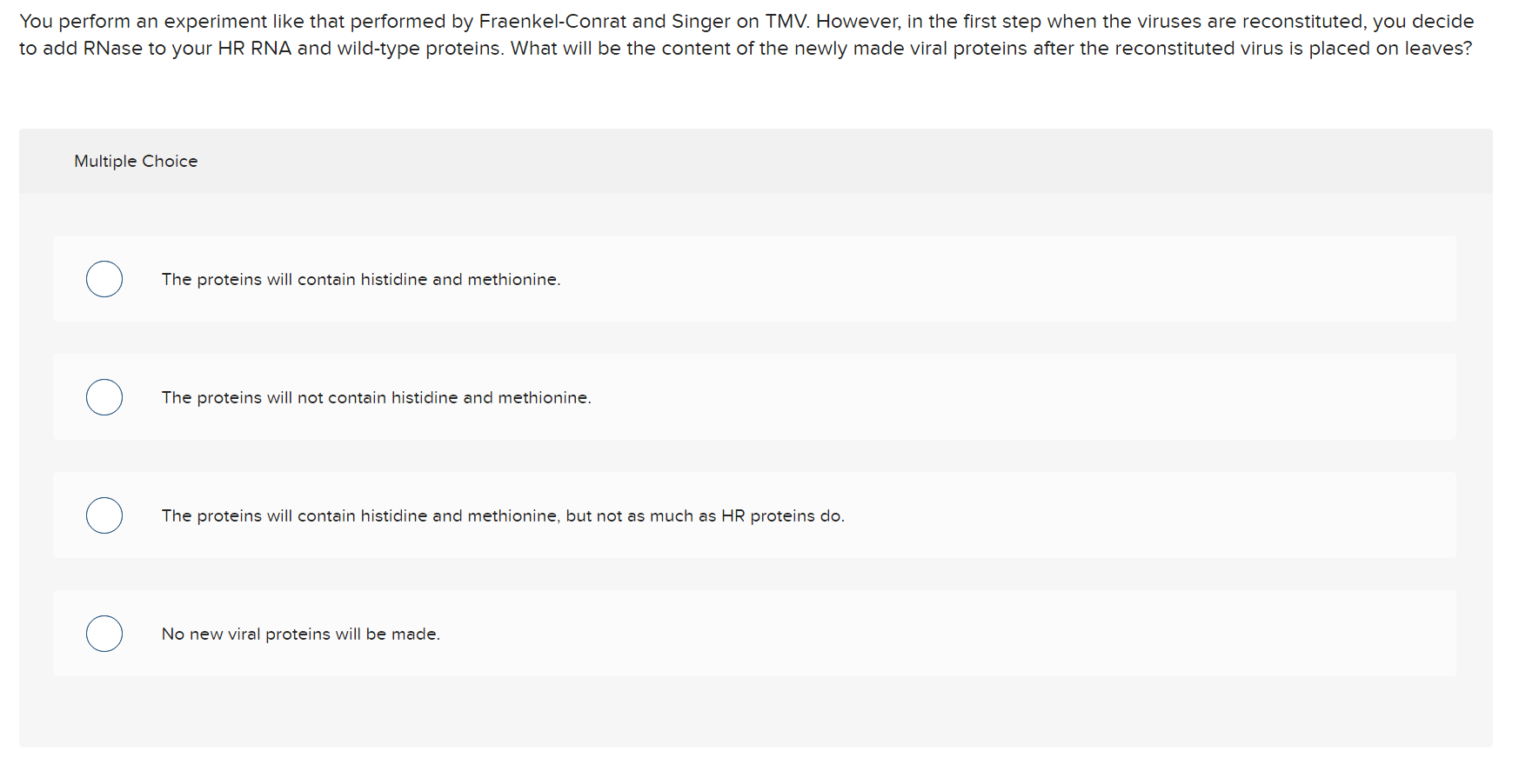 Solved You perform an experiment like that performed by | Chegg.com