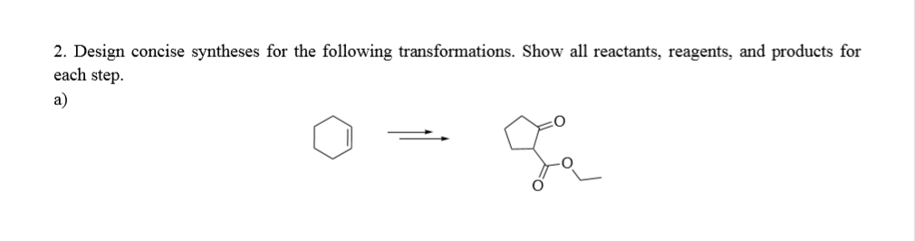 Solved Design concise syntheses for the following | Chegg.com