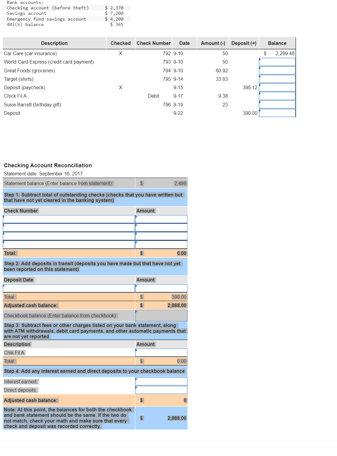 Solved Jamie Lee Jackson, age 26, is in her last semester of | Chegg.com