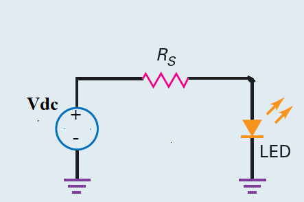 Solved In all the figures below, a red LED which has a | Chegg.com