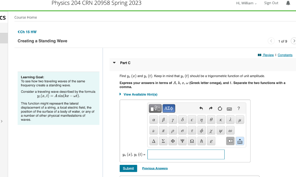 Solved Learning Goal: Find ye(x) and yt(t). Keep in mind | Chegg.com