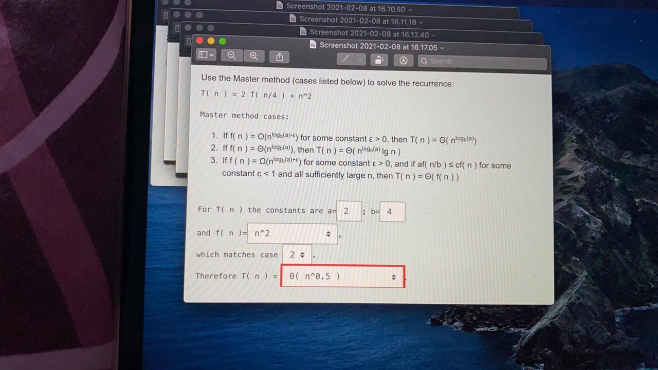 Solved Screenshot 2021-02-08 at 16.10.50 Screenshot | Chegg.com