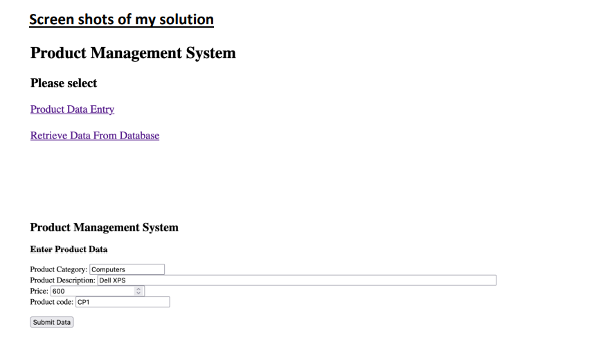 Solved Develop a flask-based App which will get product | Chegg.com