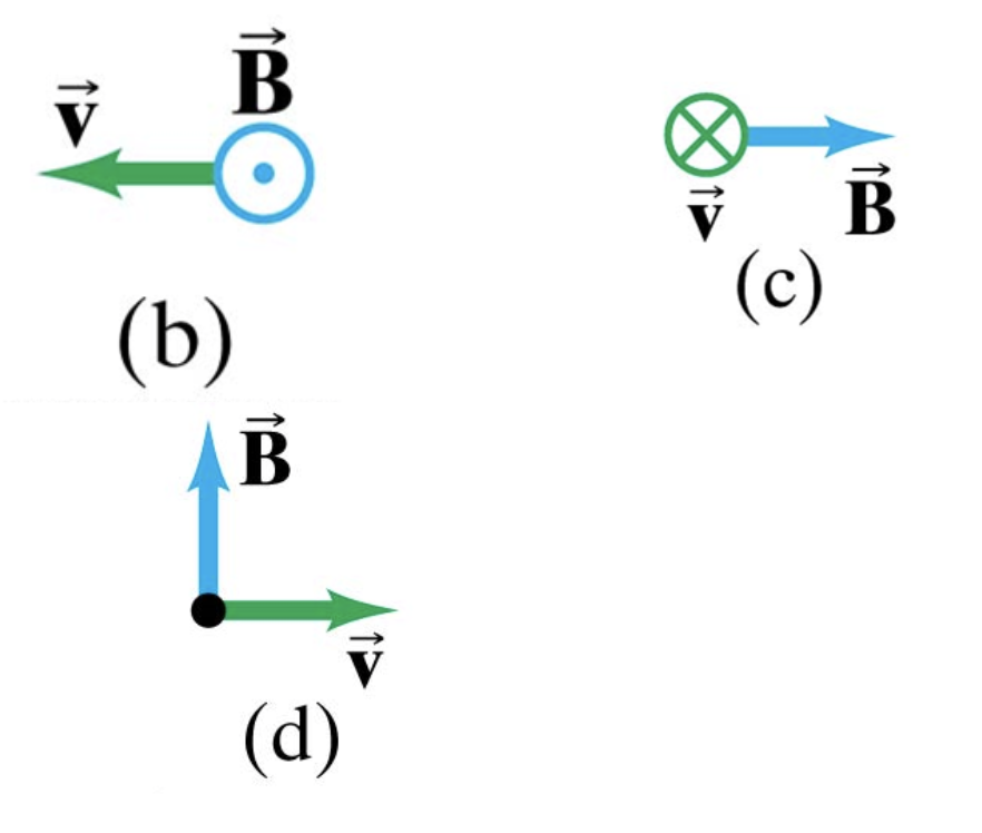 Solved What is the direction of the Force on a negative | Chegg.com