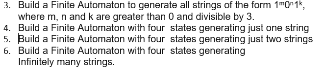 Solved 3. Build a Finite Automaton to generate all strings | Chegg.com