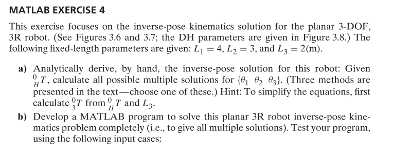 Solved MATLAB EXERCISE 4 This exercise focuses on the | Chegg.com