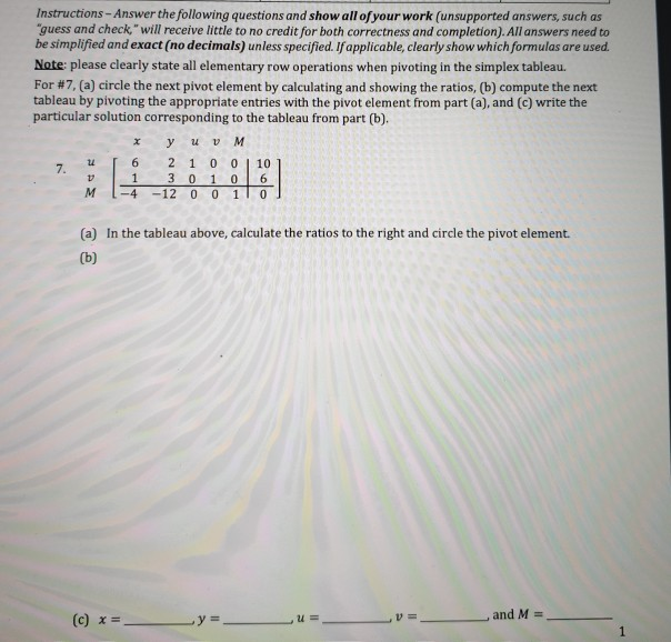 Solved Instructions - Answer the following questions and | Chegg.com