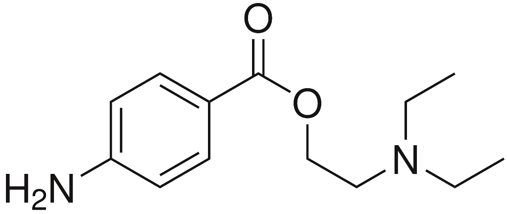 Solved What are the functional groups of procaine? | Chegg.com