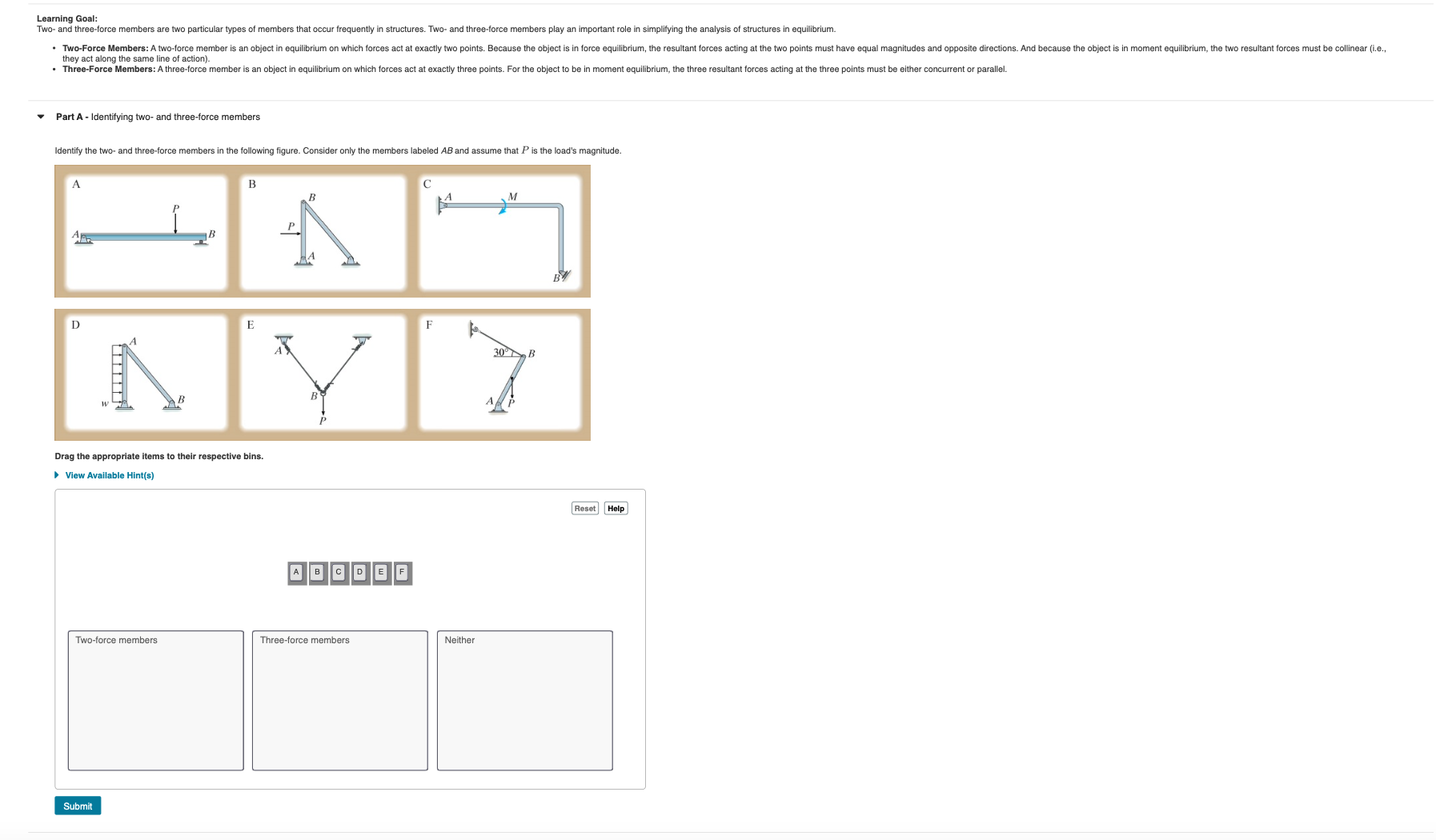 Solved Learning Goal: they act along the same line of | Chegg.com