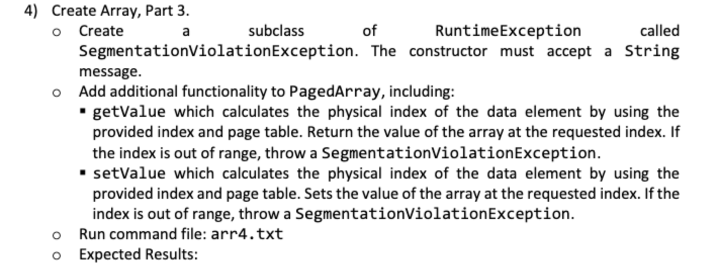 Java portfolio project from texbook for an upcomming | Chegg.com