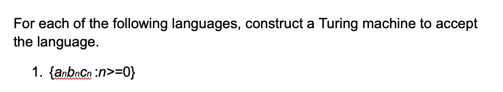 Solved For each of the following languages, construct a | Chegg.com
