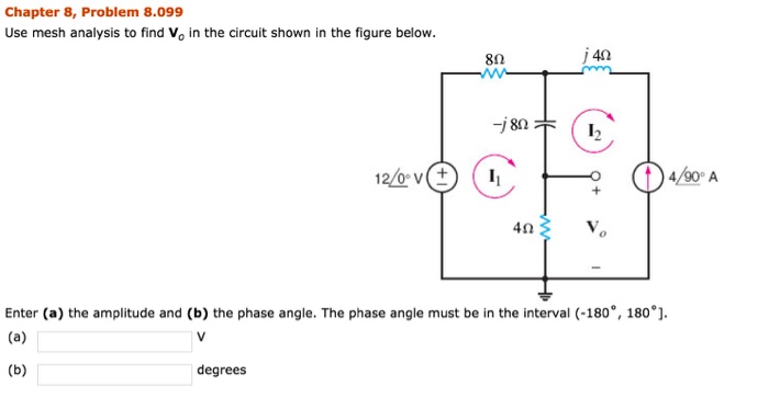 Solved Use mesh analysis to find V_o in the circuit shown in | Chegg.com