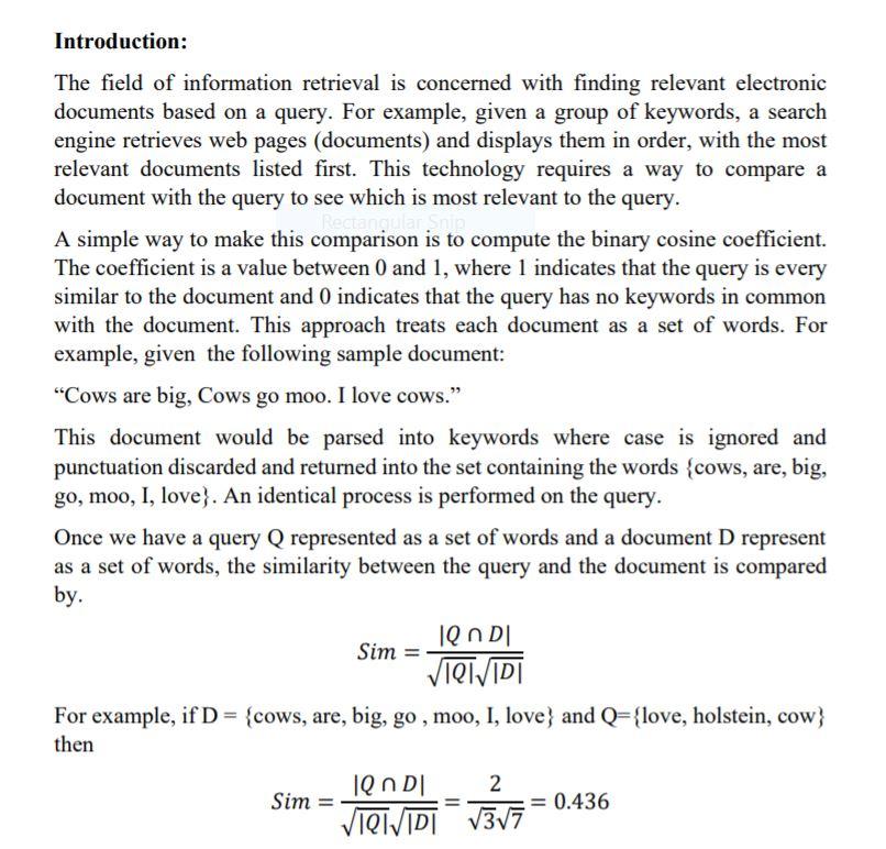 Solved #include "Document.h" Document::Document(string doc, | Chegg.com