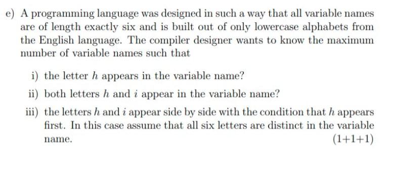 Solved Fundamentals of induction and combinatorics a) | Chegg.com